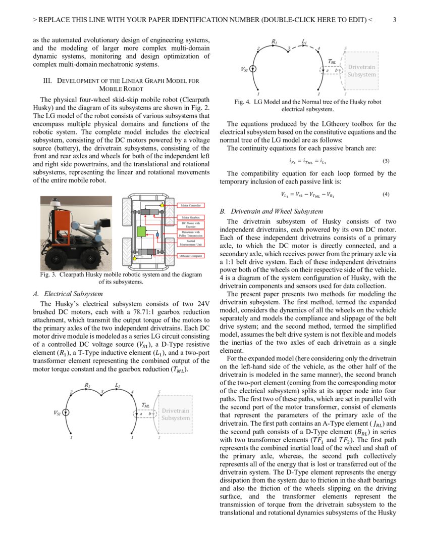 Dynamic Modeling and Simulation of a Four-wheel Skid-Steer Mobile Robot using Linear Graphs | DeepAI