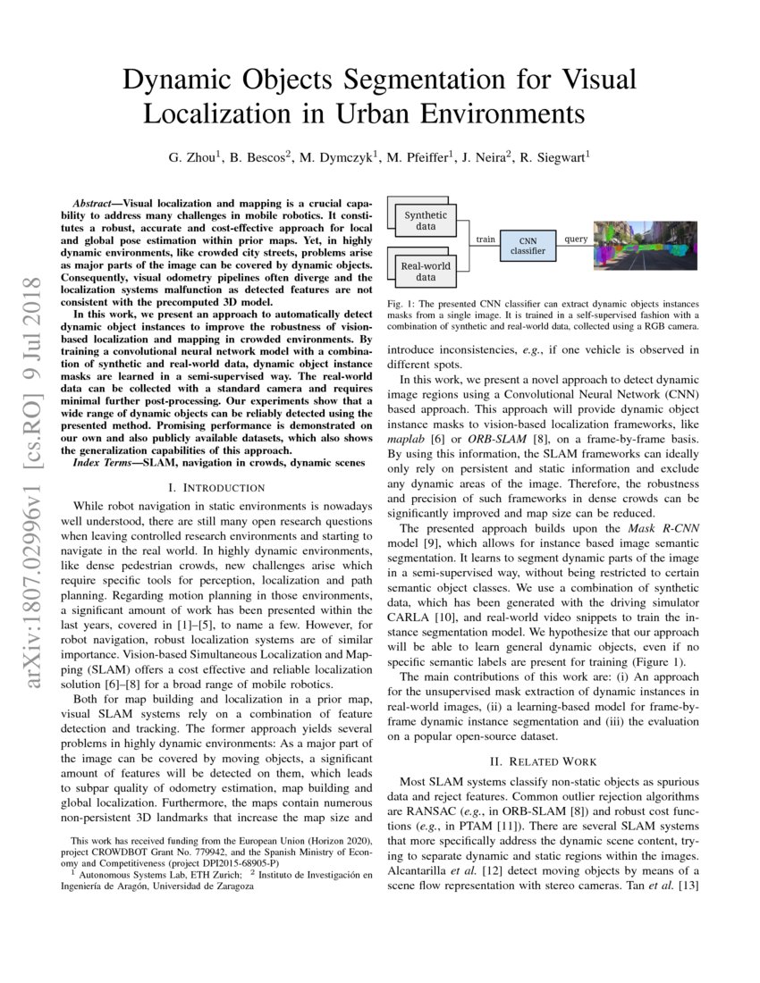 Dynamic Objects Segmentation For Visual Localization In Urban 3579