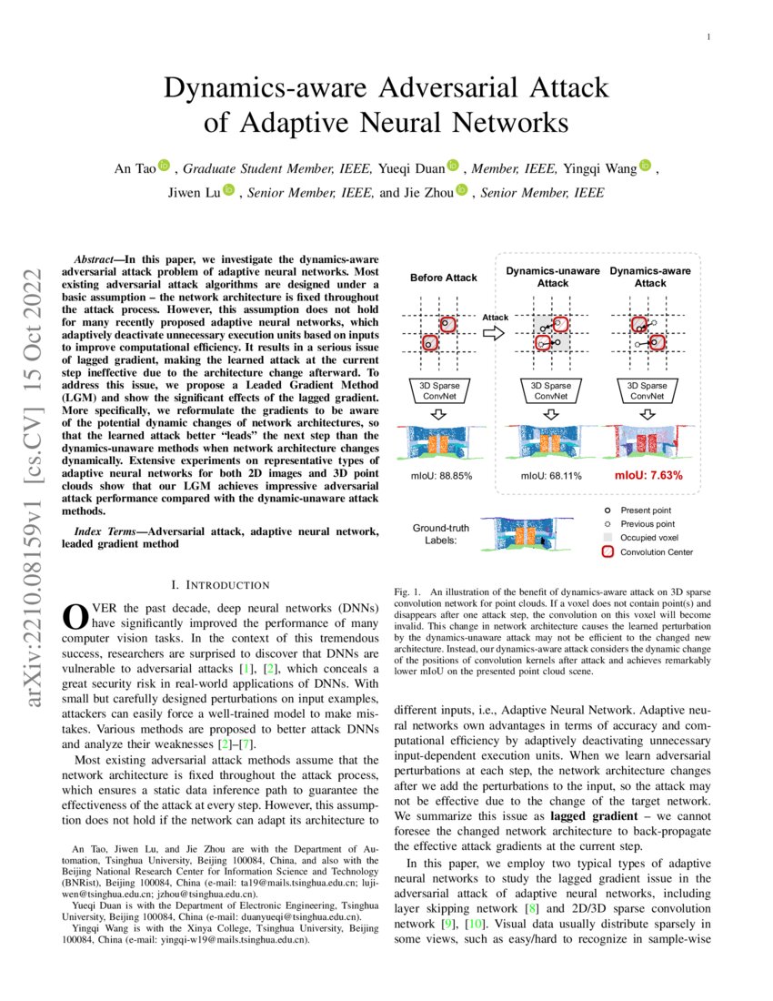 Dynamics Aware Adversarial Attack Of Adaptive Neural Networks Deepai 3899