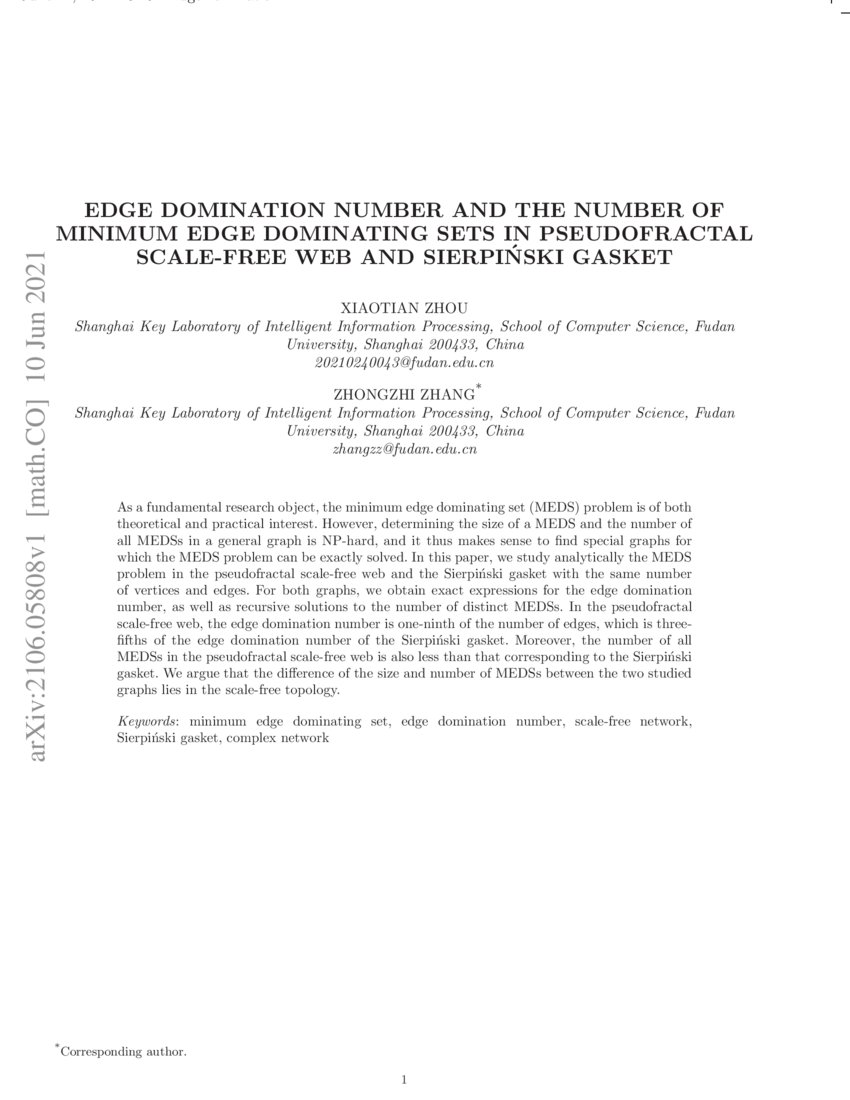 Edge Domination Number And The Number Of Minimum Edge Dominating Sets In Pseudofractal Scale