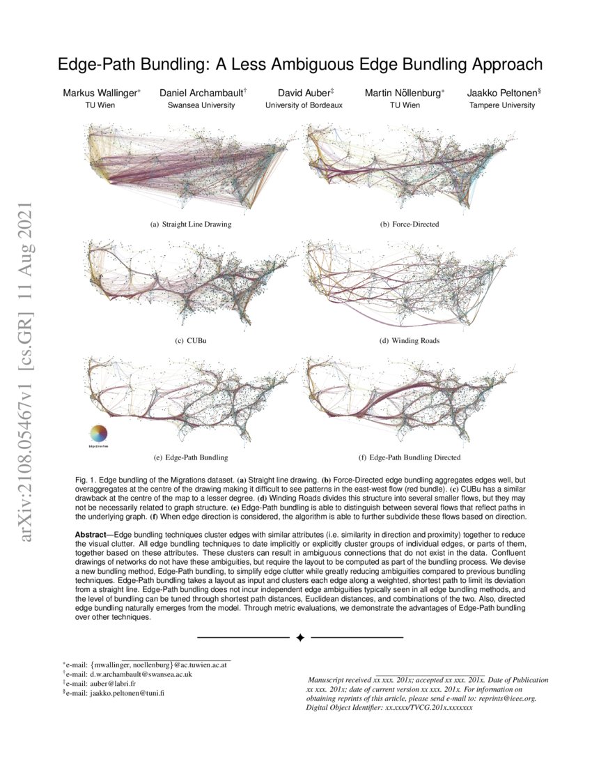 Edge-Path Bundling: A Less Ambiguous Edge Bundling Approach | DeepAI