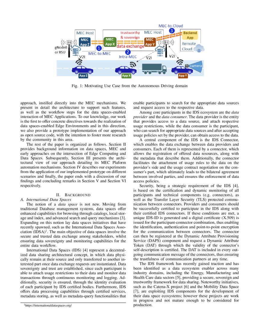 Edgeds Data Spaces Enabled Multi Access Edge Computing Deepai