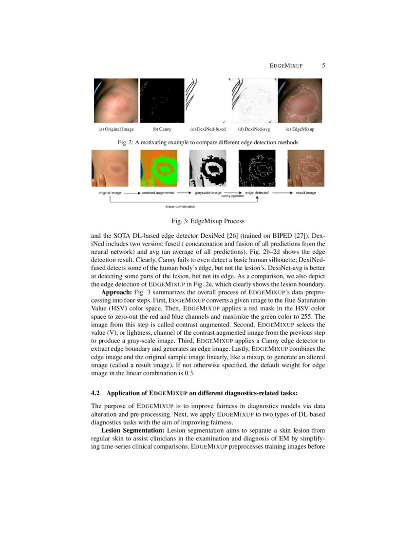 EdgeMixup: Improving Fairness for Skin Disease Classification and ...