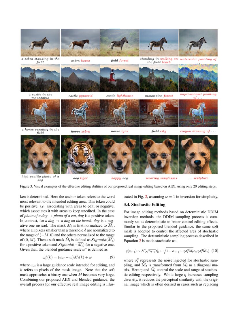 Effective Real Image Editing with Accelerated Iterative Diffusion ...