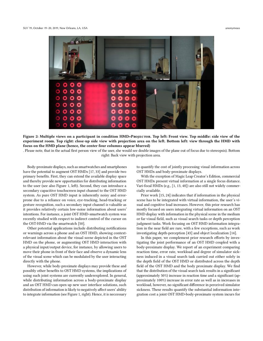Effects of Depth Layer Switching between an Optical See-Through Head ...