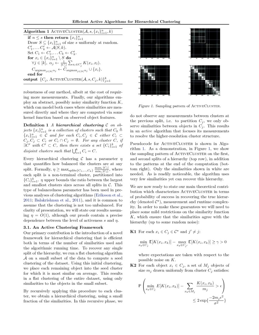 Efficient Active Algorithms For Hierarchical Clustering Deepai 8856