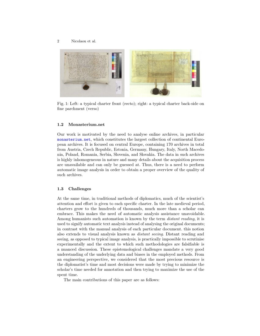 Efficient Annotation of Medieval Charters | DeepAI