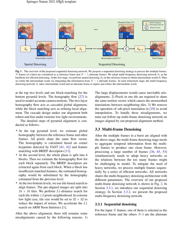 Efficient Burst Raw Denoising with Variance Stabilization and Multi-frequency Denoising Network ...