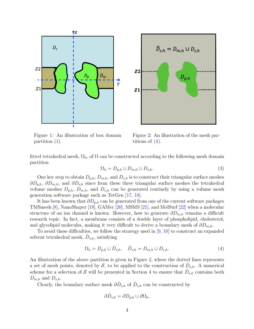Efficient Generation of Membrane and Solvent Tetrahedral Meshes for Ion Channel Finite Element ...