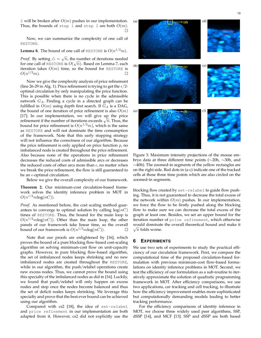 Efficient Global Multi Object Tracking Under Minimum Cost Circulation