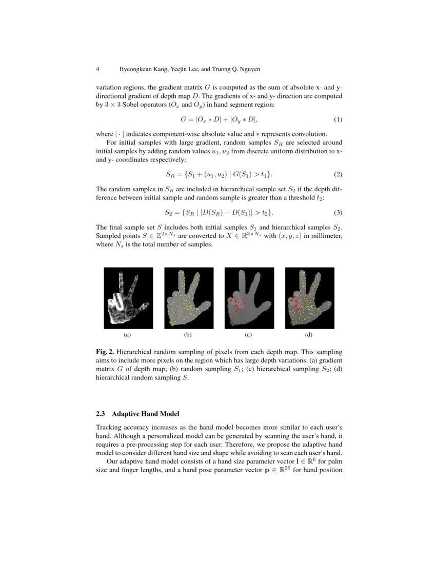 Efficient Hand Articulations Tracking using Adaptive Hand Model and ...