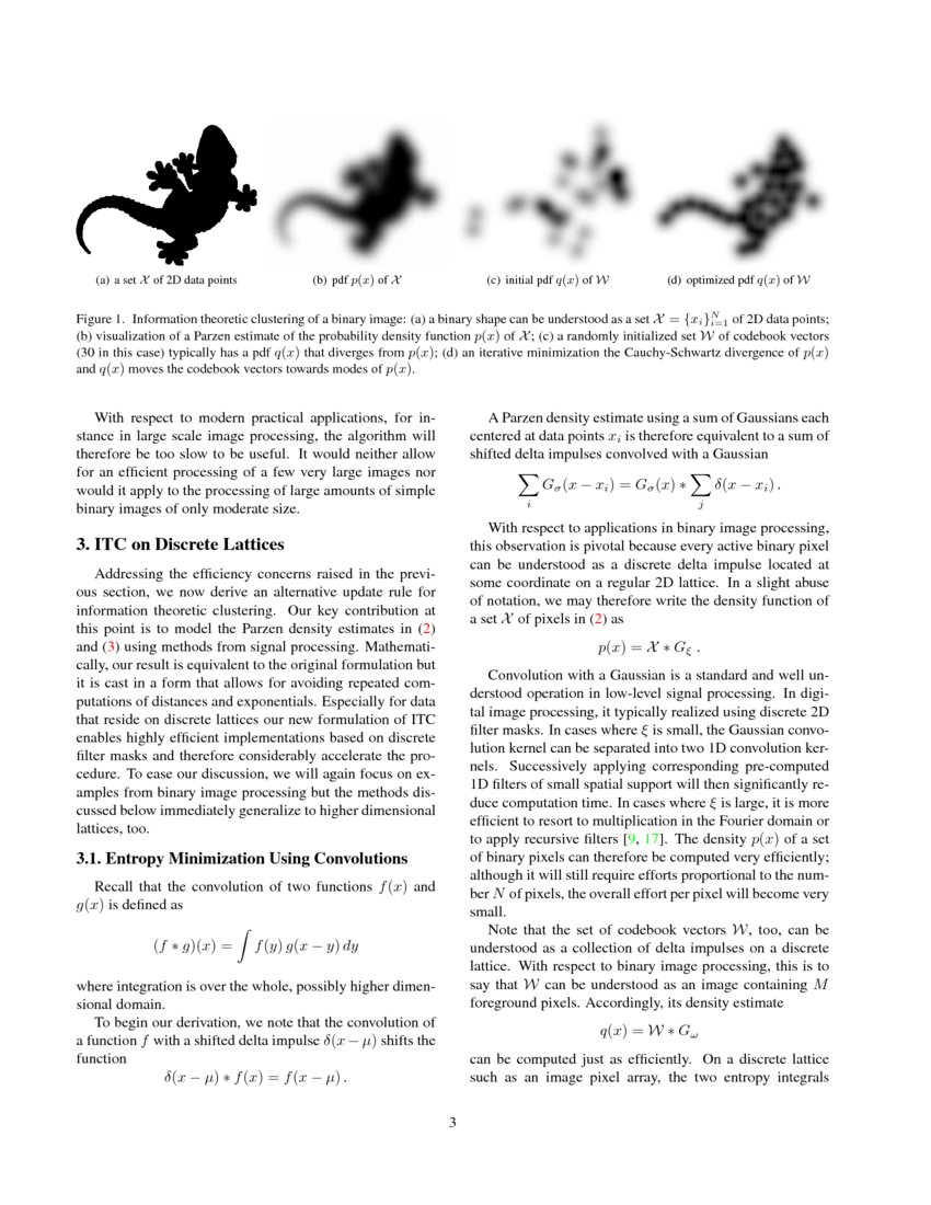 Efficient Information Theoretic Clustering on Discrete Lattices | DeepAI