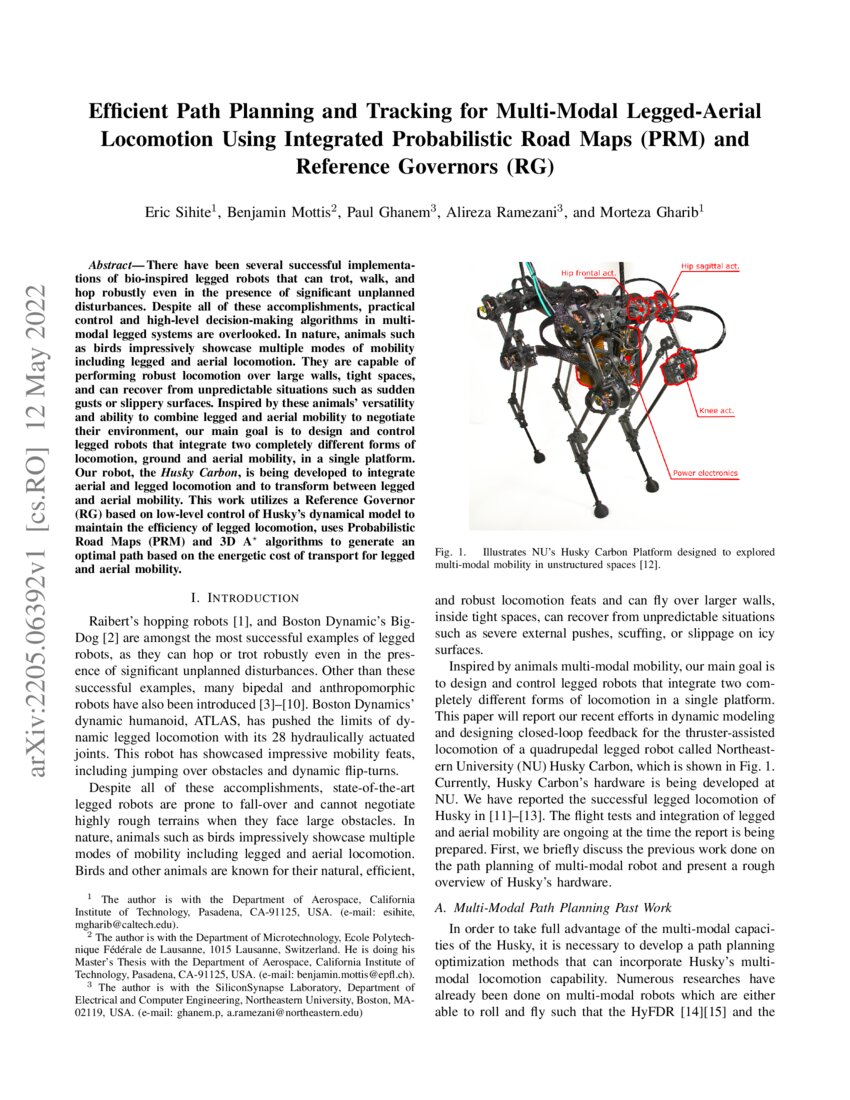 Efficient Path Planning and Tracking for Multi-Modal Legged-Aerial ...