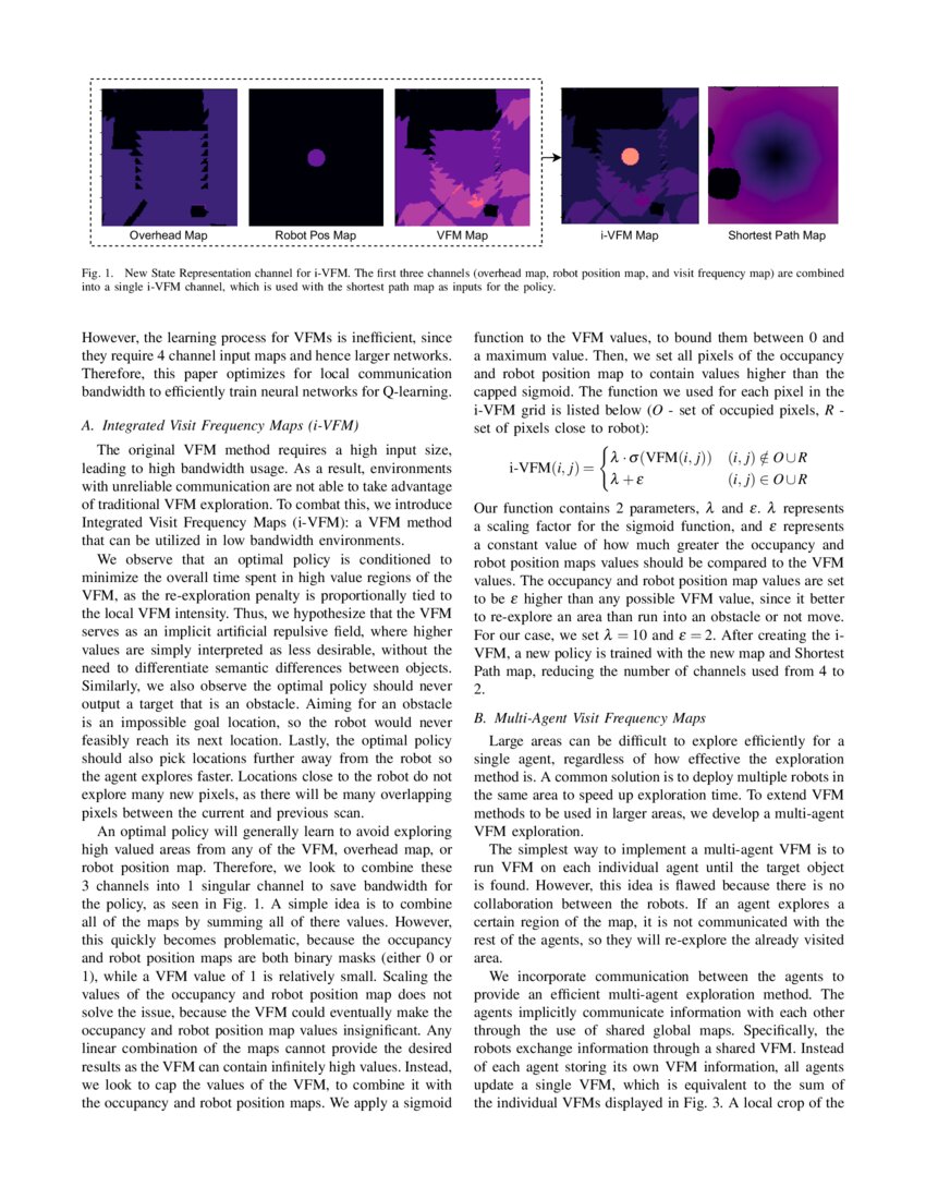 Efficient Q-Learning over Visit Frequency Maps for Multi-agent ...