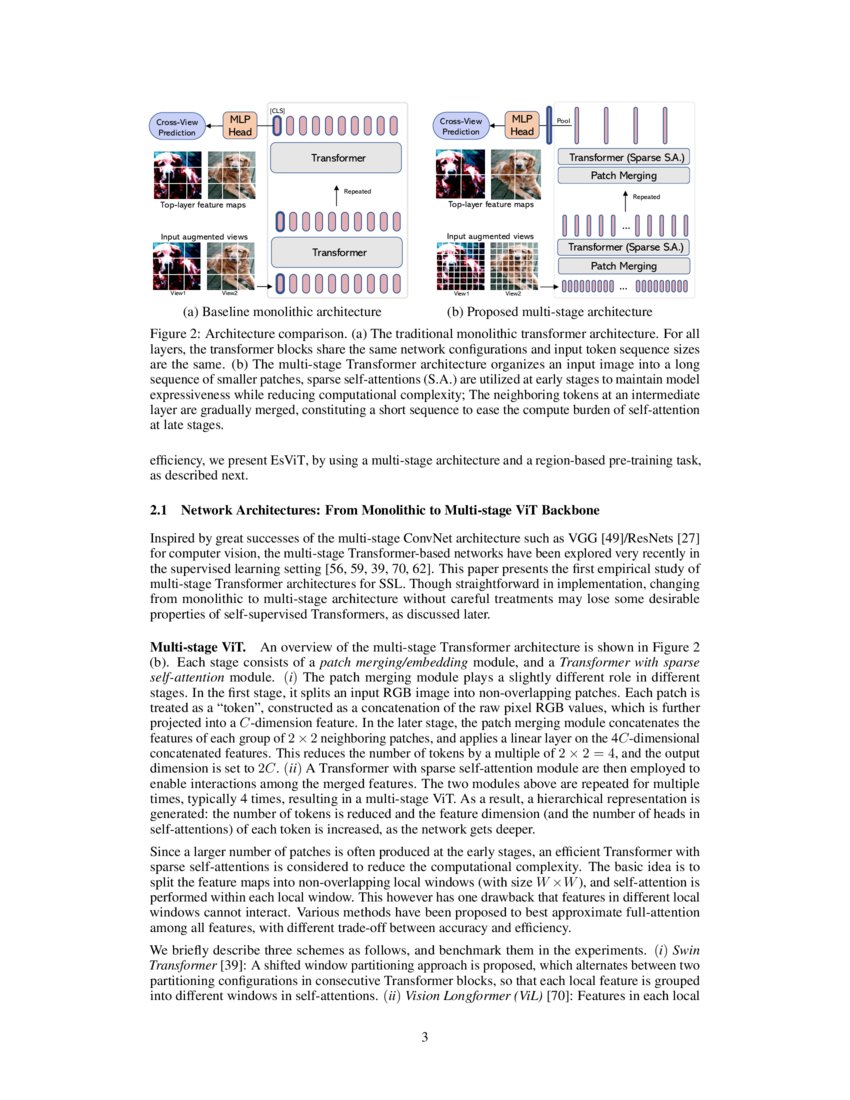 Efficient Self-supervised Vision Transformers for Representation Learning | DeepAI