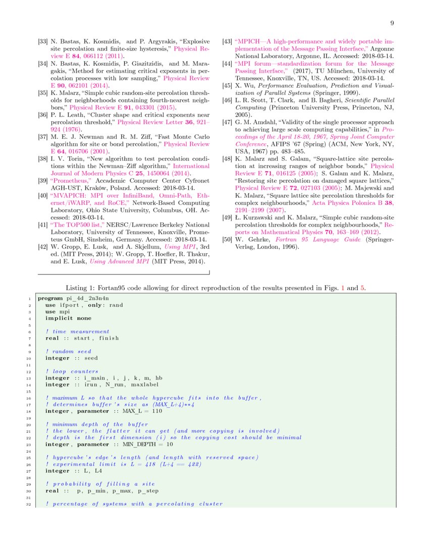 Efficient Space Virtualisation For Hoshen Kopelman Algorithm Deepai