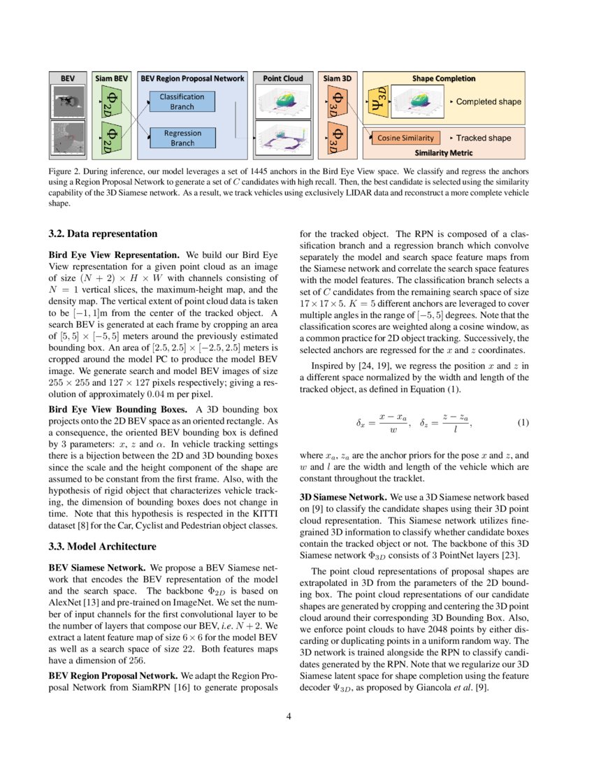 Efficient Tracking Proposals Using 2d 3d Siamese Networks On Lidar Deepai 3289
