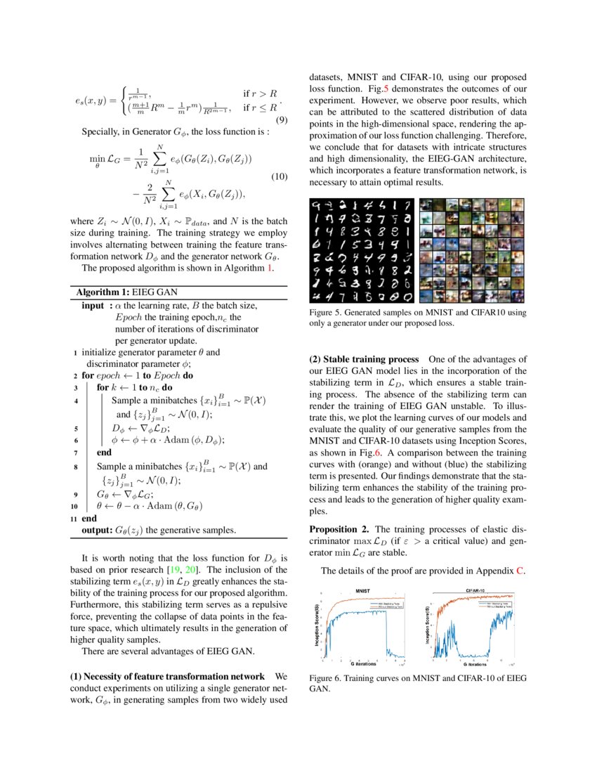 Elastic Interaction Energy-Based Generative Model: Approximation in Feature Space | DeepAI