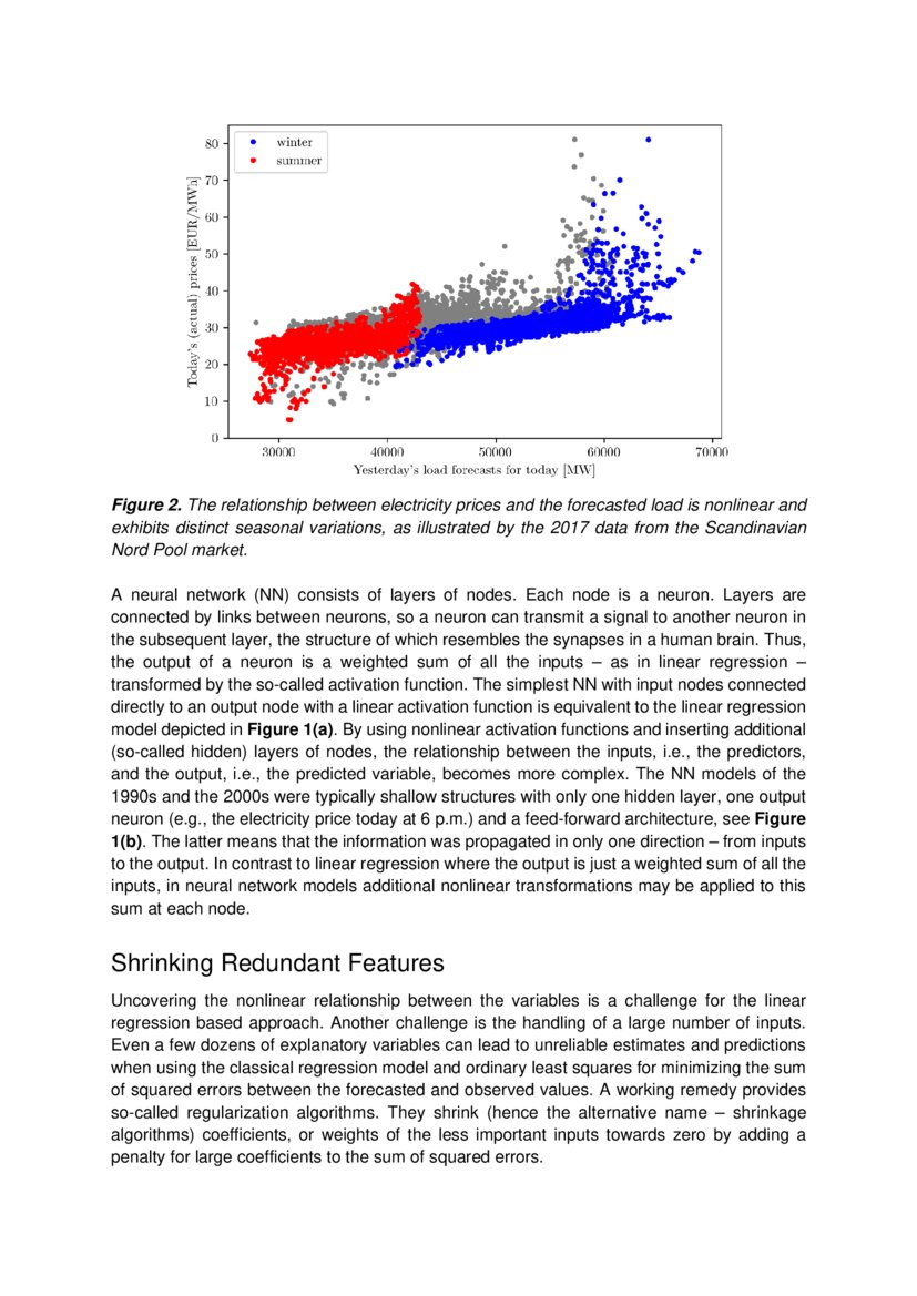 Electricity Price Forecasting: The Dawn of Machine Learning | DeepAI