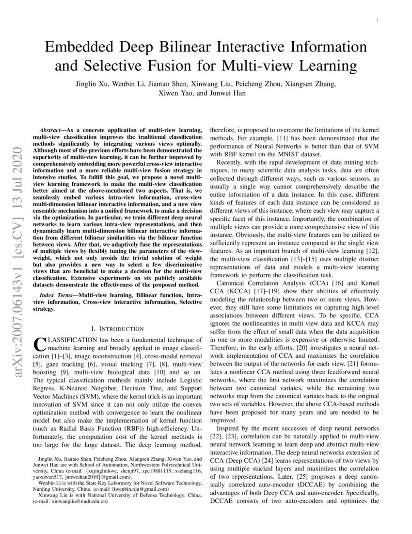 Embedded Deep Bilinear Interactive Information and Selective Fusion for ...