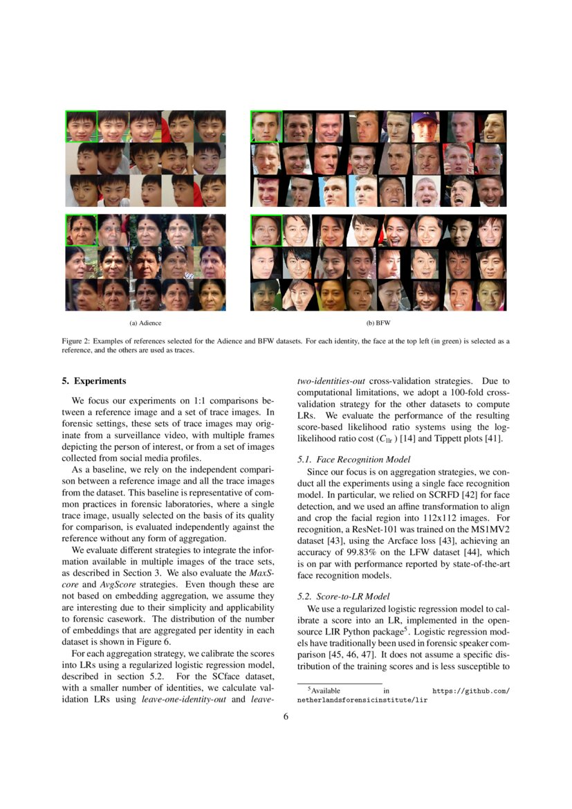 Embedding Aggregation for Forensic Facial Comparison | DeepAI