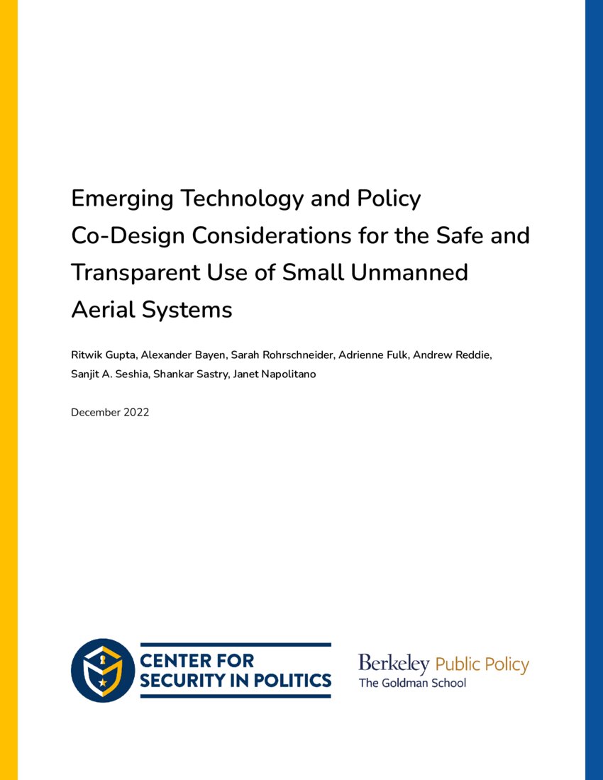 Emerging Technology and Policy Co-Design Considerations for the Safe and Transparent Use of ...