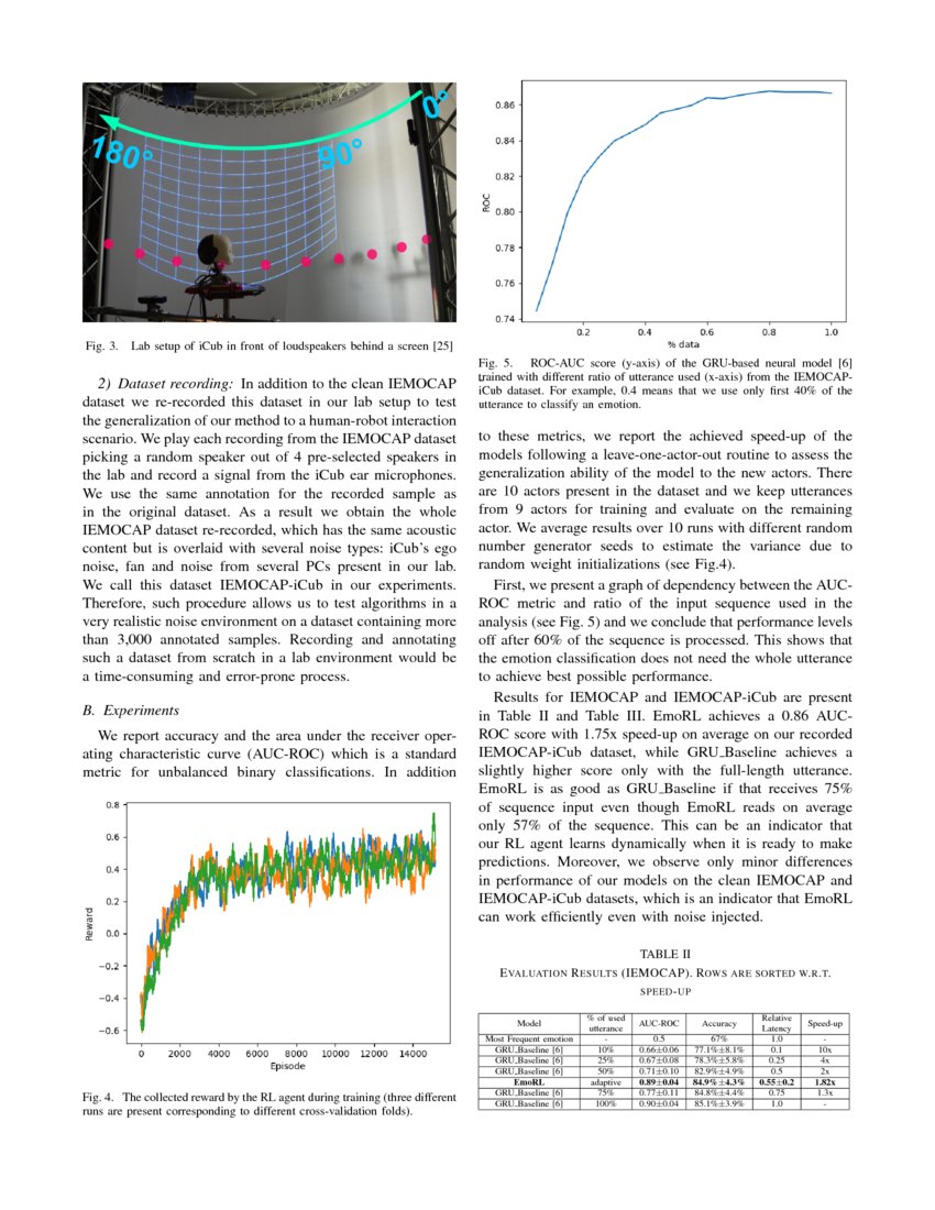 EmoRL: Continuous Acoustic Emotion Classification using Deep Reinforcement Learning | DeepAI