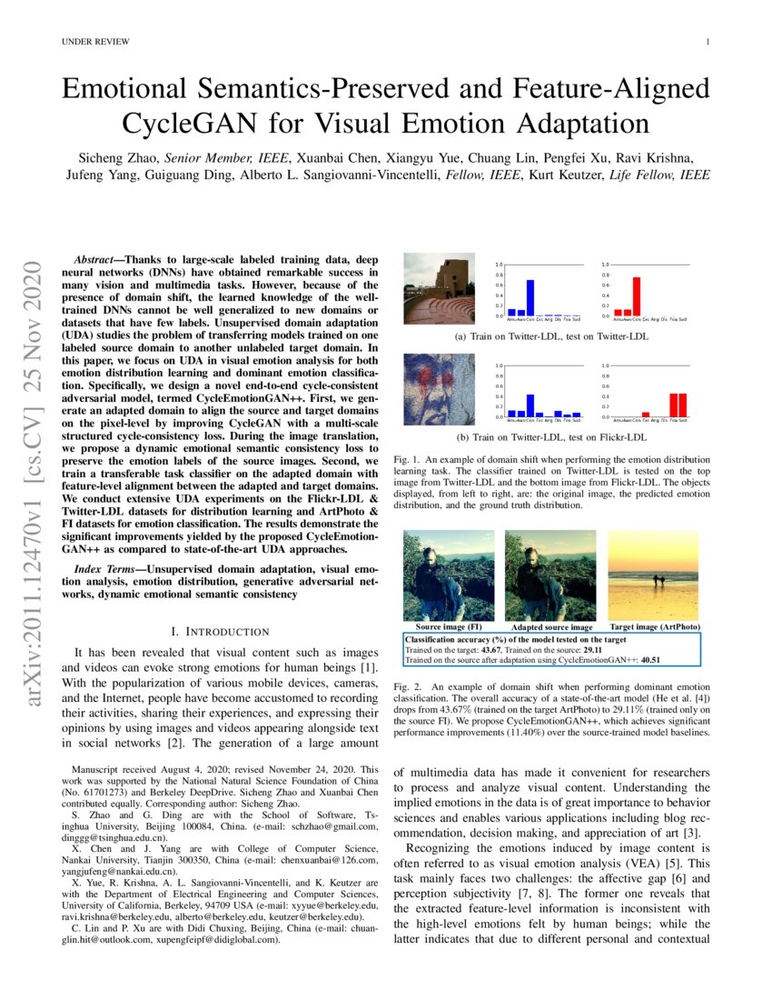 Emotional Semantics-Preserved and Feature-Aligned CycleGAN for Visual ...
