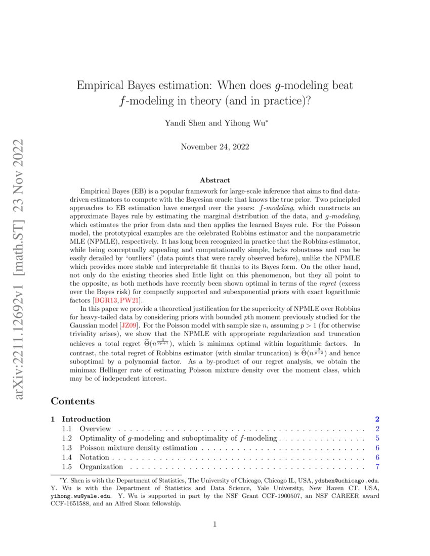 Empirical Bayes Estimation When Does G Modeling Beat F Modeling In