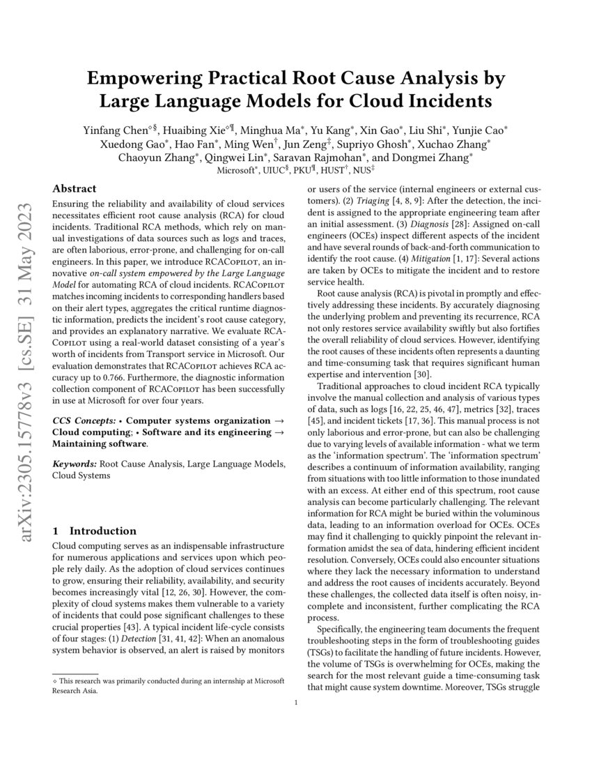 Empowering Practical Root Cause Analysis by Large Language Models for ...