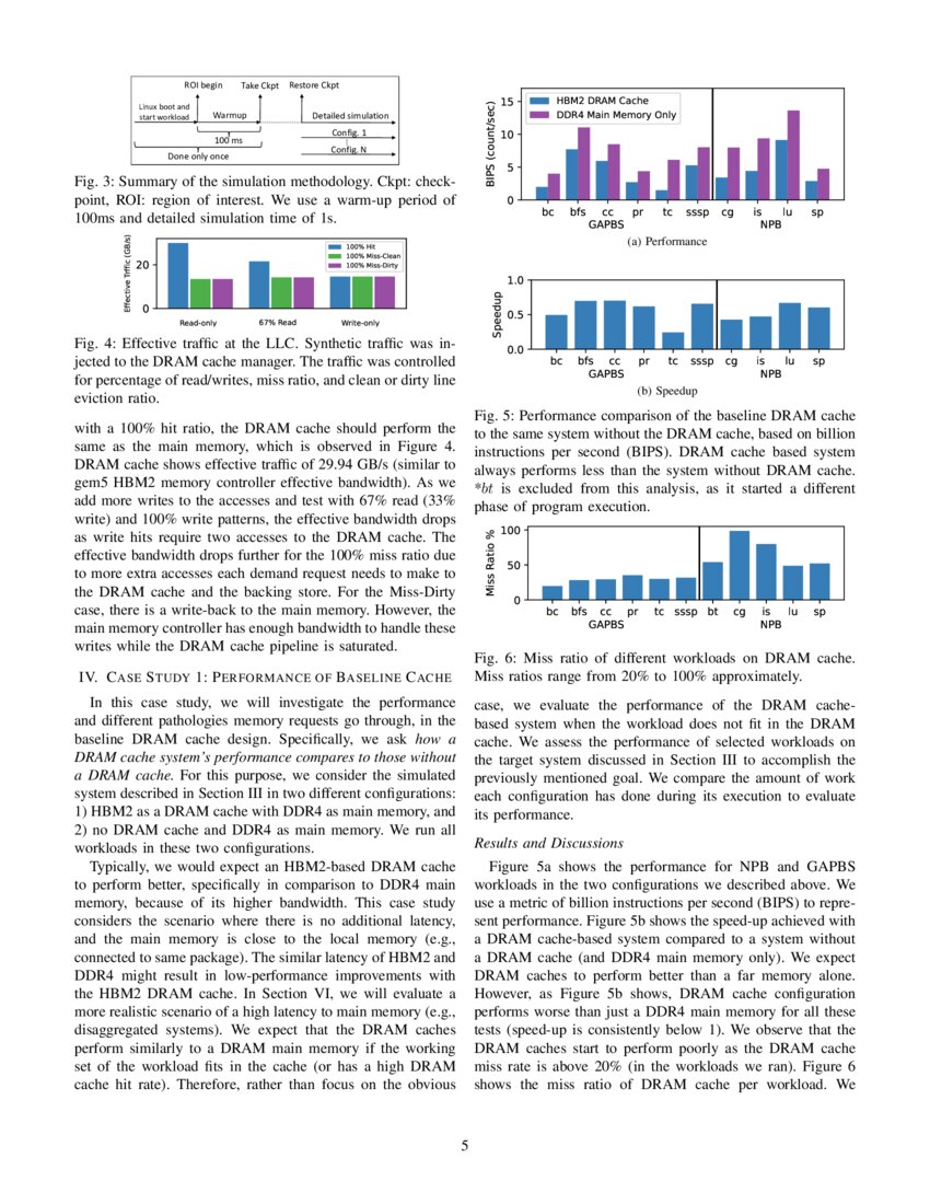 Enabling Design Space Exploration of DRAM Caches in Emerging Memory Systems | DeepAI