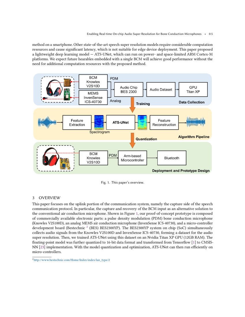 Enabling Real-time On-chip Audio Super Resolution for Bone Conduction ...
