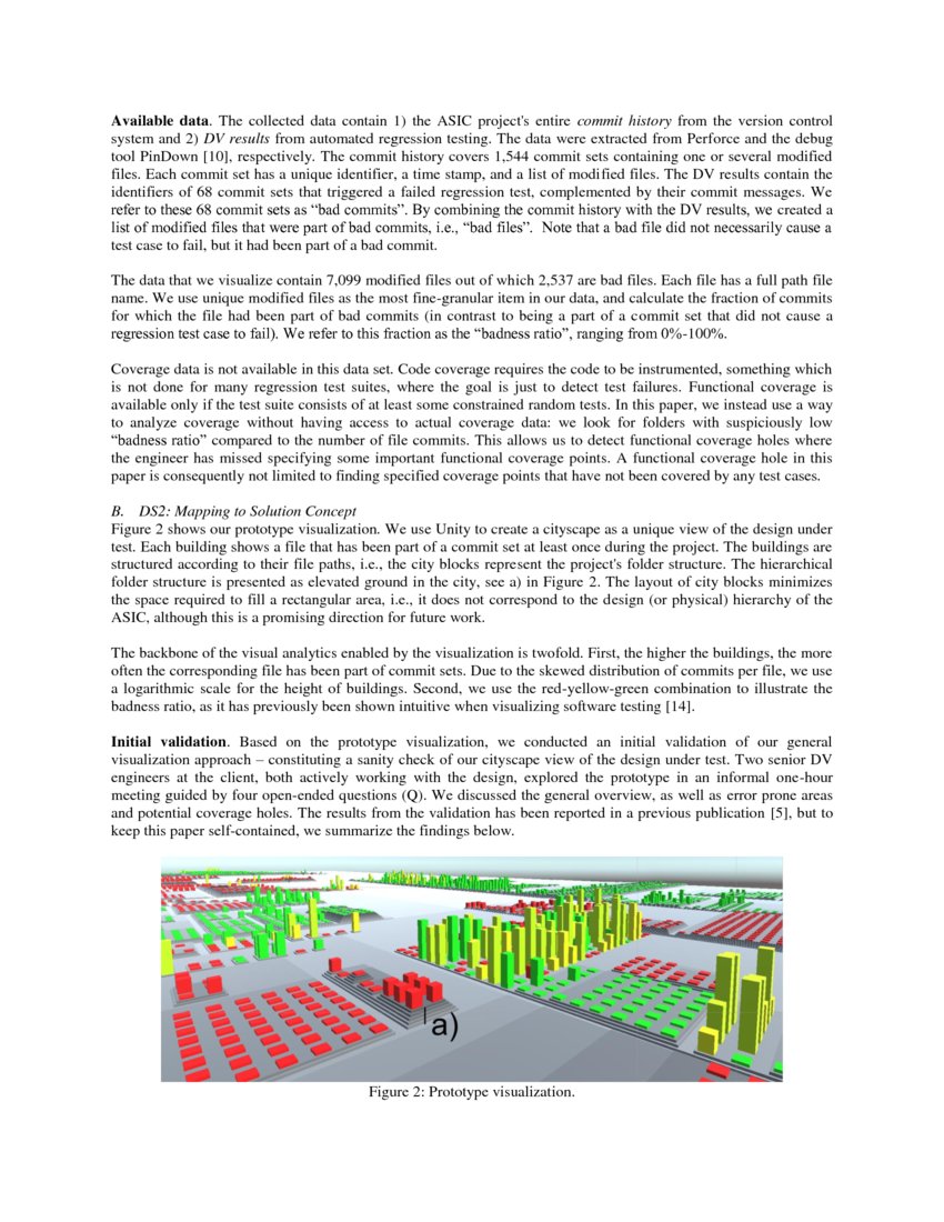 Enabling Visual Design Verification Analytics From Prototype Visualizations To An Analytics