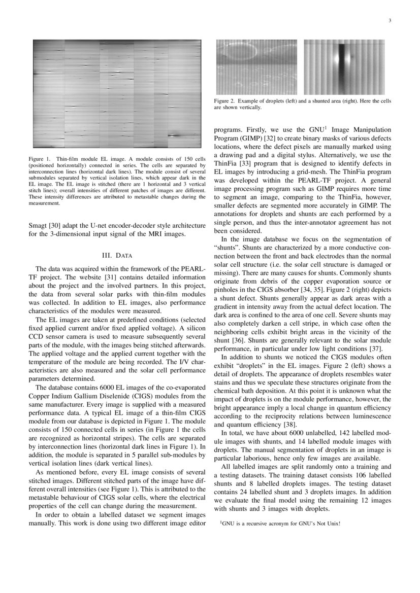Encoder-decoder semantic segmentation models for electroluminescence ...