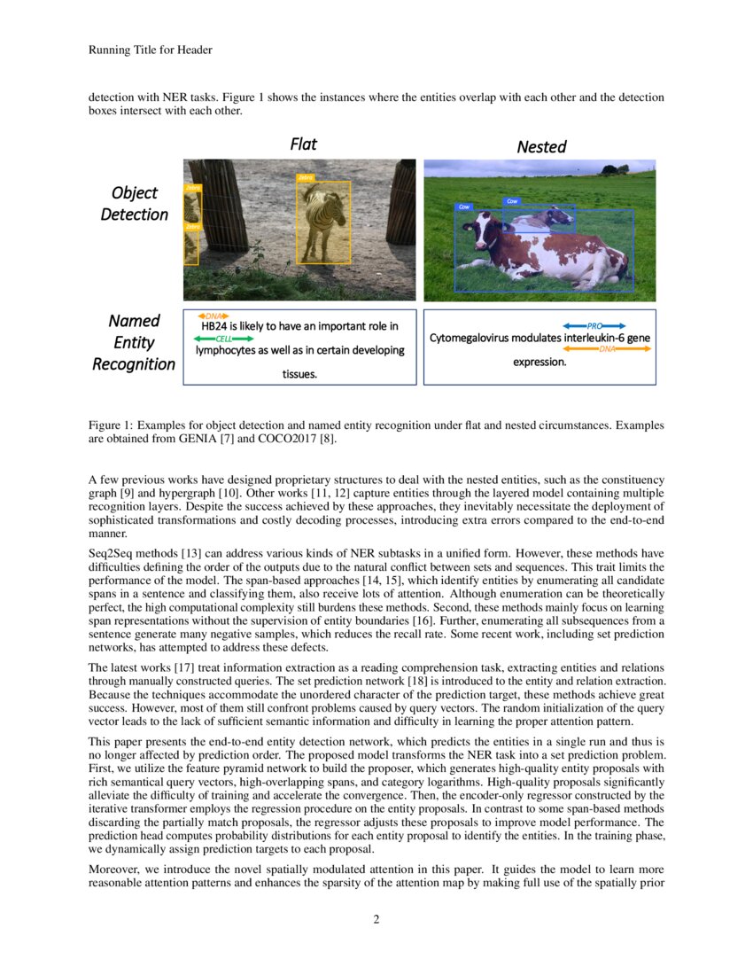 End-to-End Entity Detection with Proposer and Regressor | DeepAI