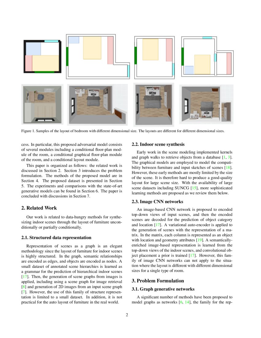 End-to-end Generative Floor-plan and Layout with Attributes and ...