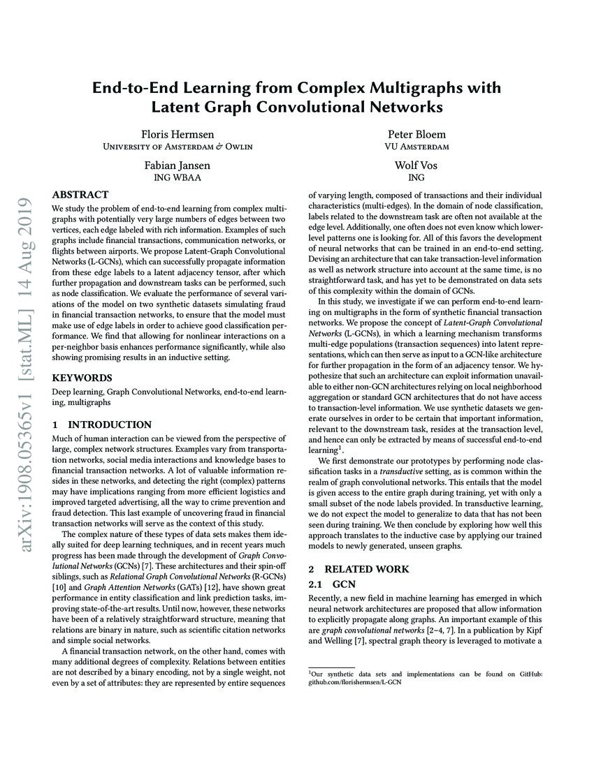 End-to-End Learning from Complex Multigraphs with Latent Graph ...