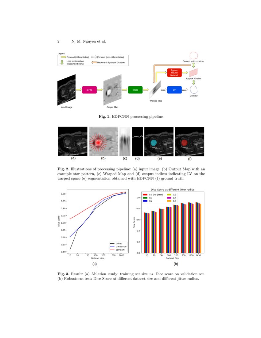 End To End Learning Of Convolutional Neural Net And Dynamic Programming For Left Ventricle