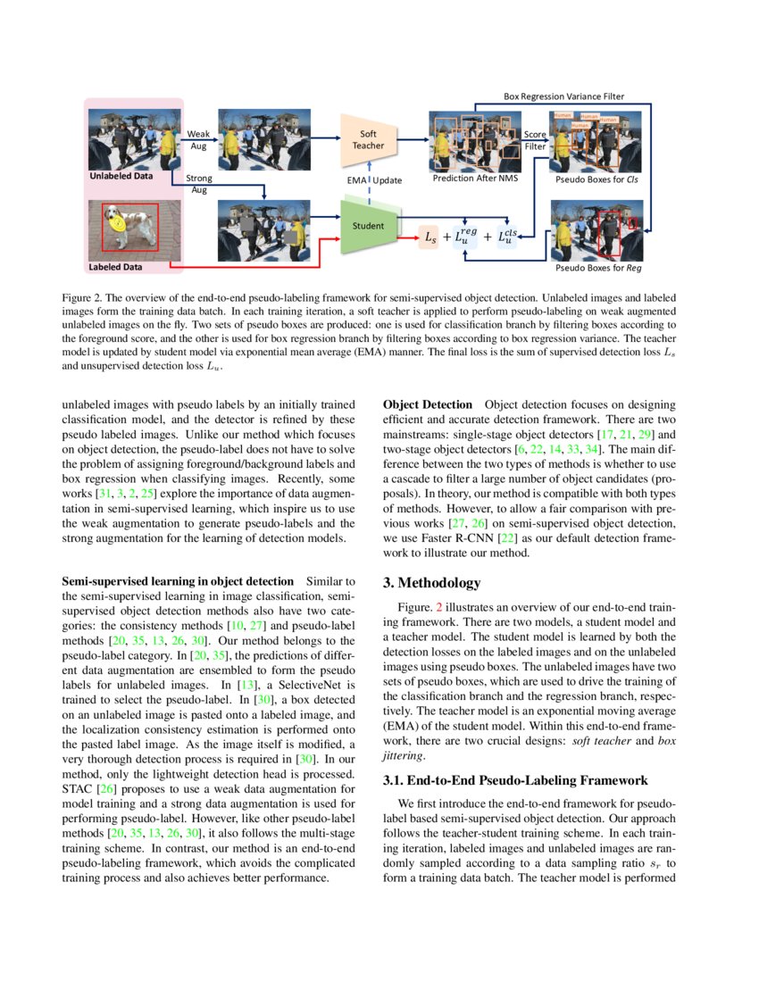 End To End Semi Supervised Object Detection With Soft Teacher Deepai