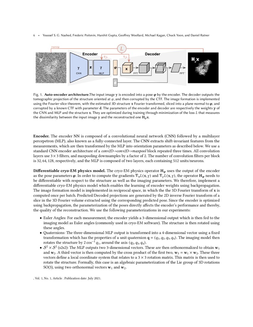 End-to-End Simultaneous Learning of Single-particle Orientation and 3D Map Reconstruction from ...