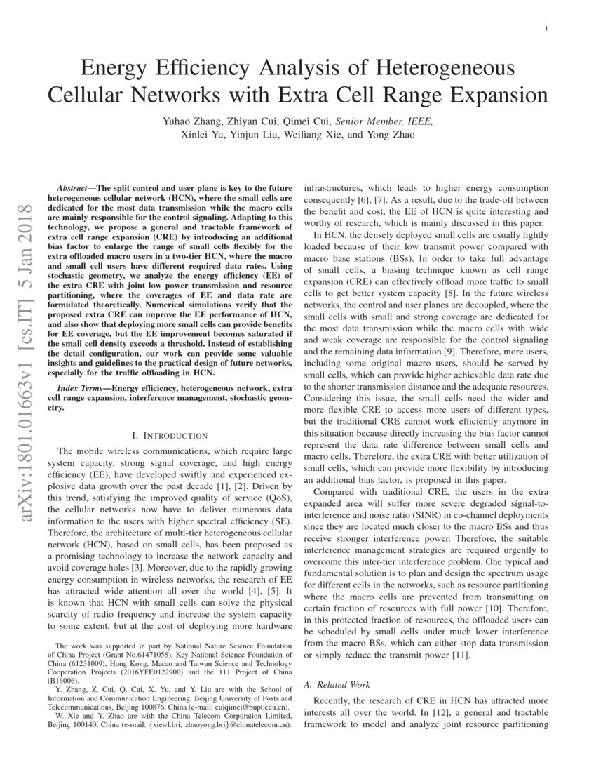 Energy Efficiency Analysis of Heterogeneous Cellular Networks With ...