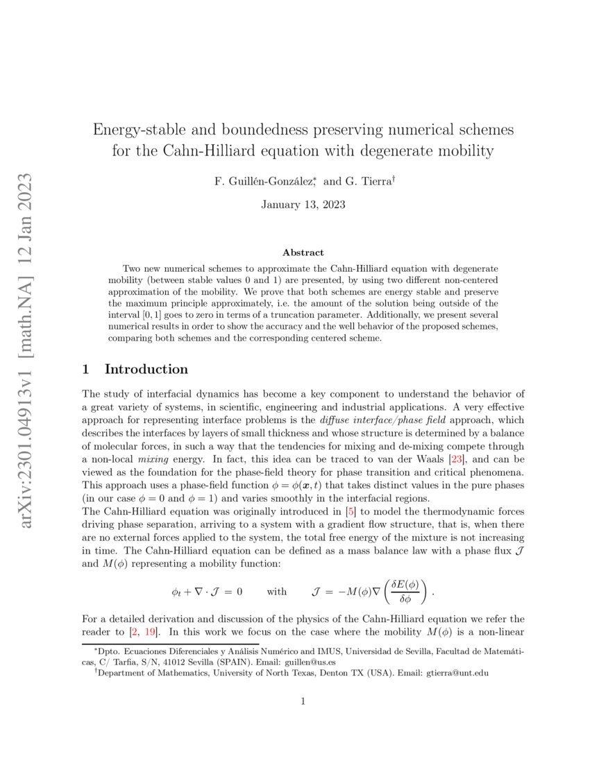 Energy-stable and boundedness preserving numerical schemes for the Cahn ...