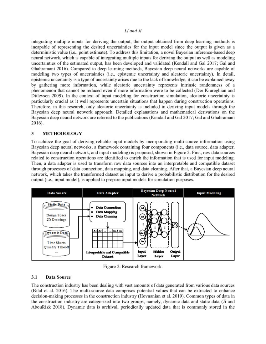 Enhanced Input Modeling for Construction Simulation using Bayesian Deep Neural Networks | DeepAI