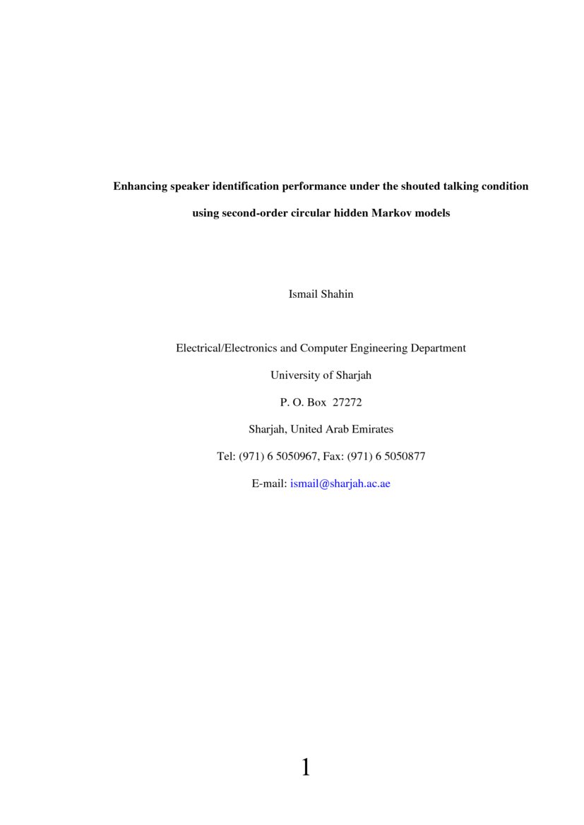 Enhancing Speaker Identification Performance Under The Shouted Talking