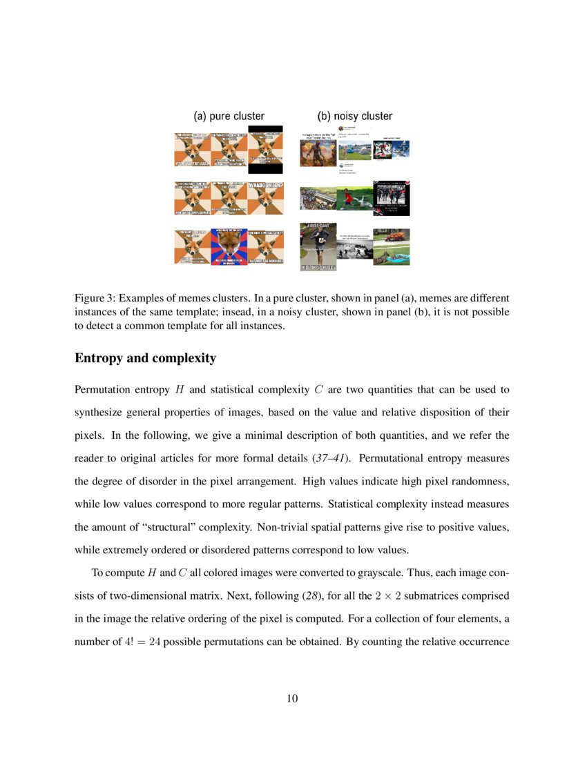 Entropy and complexity unveil the landscape of memes evolution | DeepAI