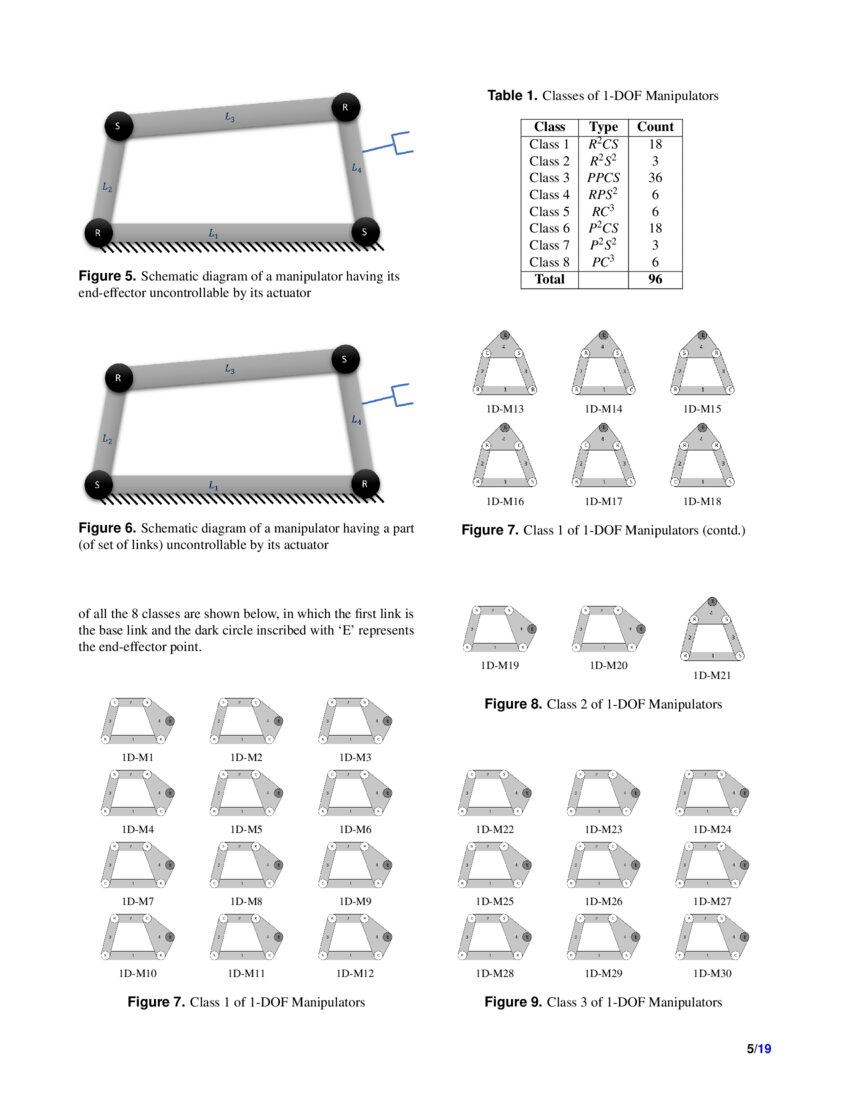 Enumeration Of Spatial Manipulators By Using The Concept Of Adjacency