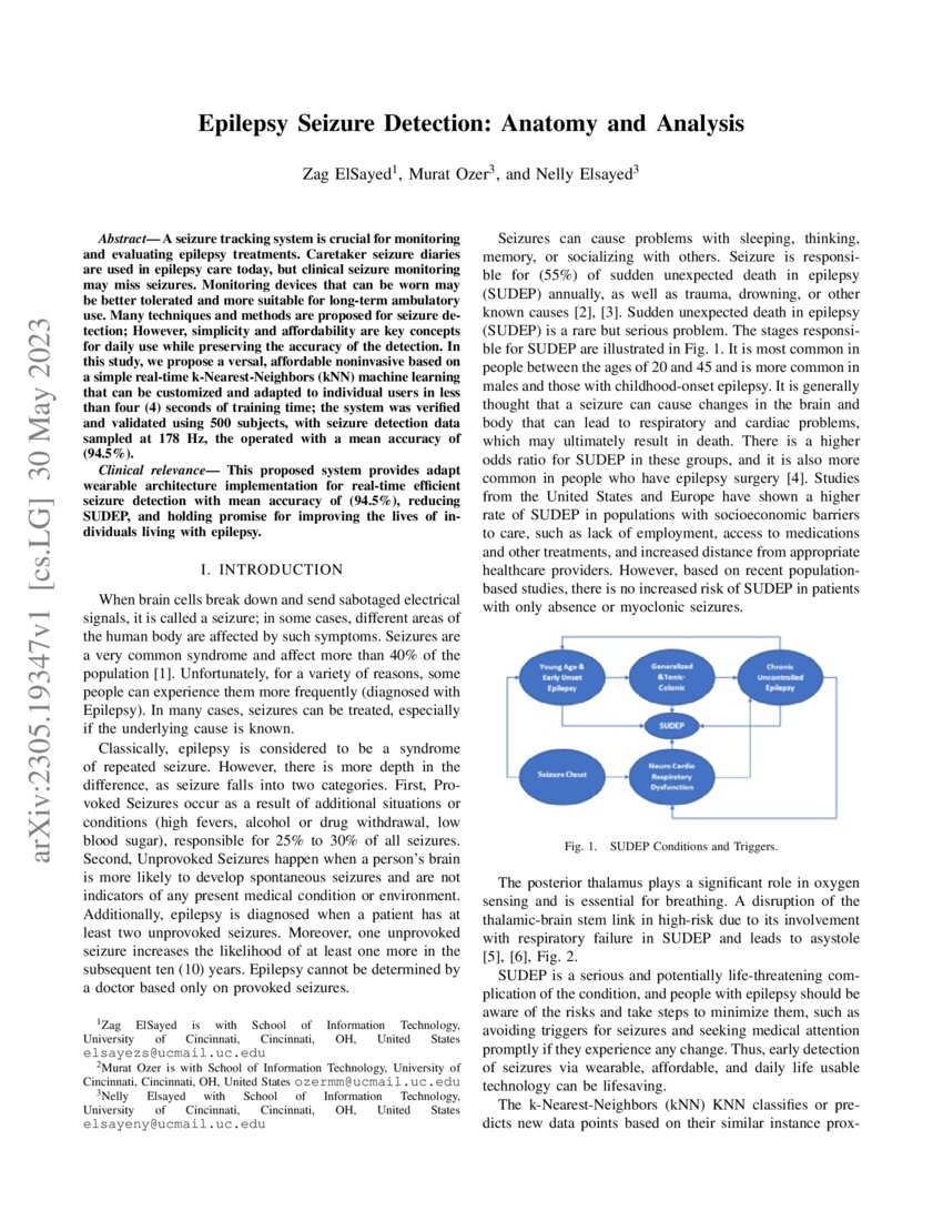 Epilepsy Seizure Detection Anatomy And Analysis Deepai