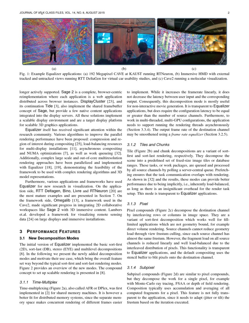 Equalizer 2.0 - Convergence of a Parallel Rendering Framework | DeepAI