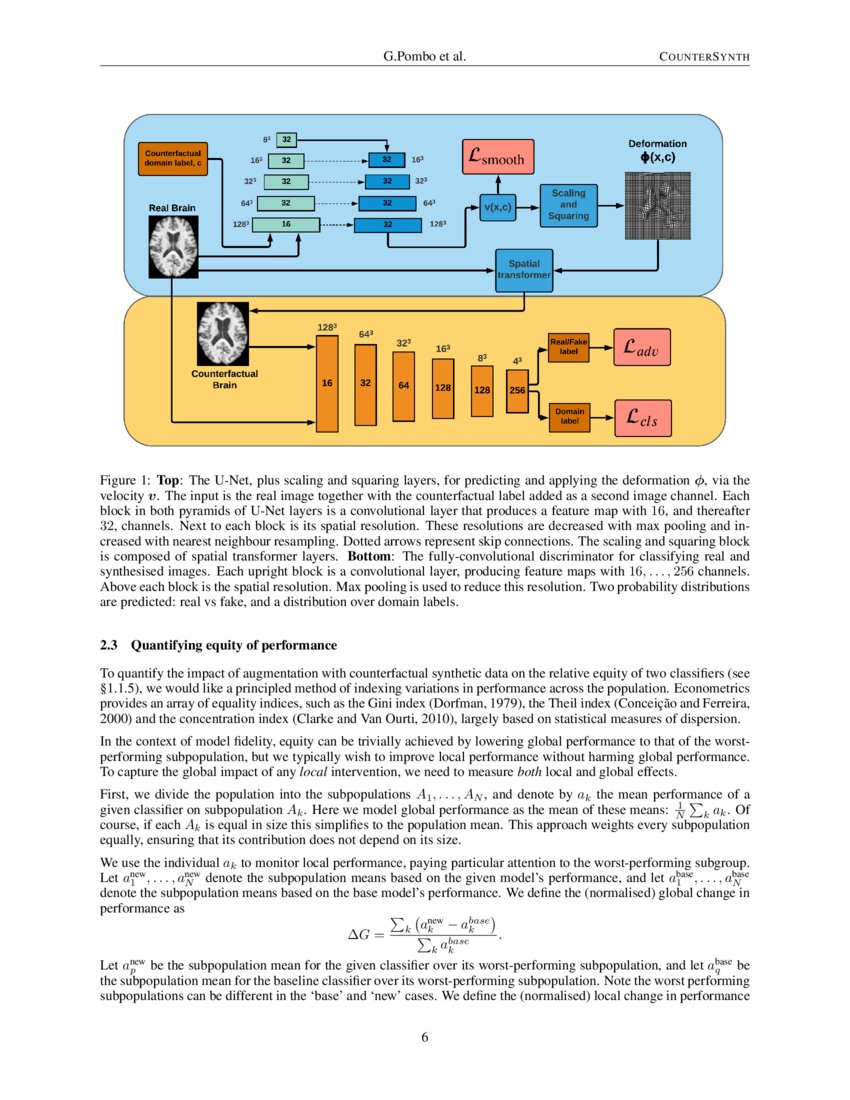 Equitable modelling of brain imaging by counterfactual augmentation with morphologically ...