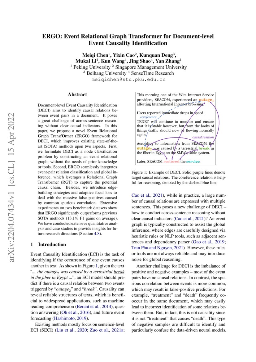 ERGO: Event Relational Graph Transformer for Document-level Event ...